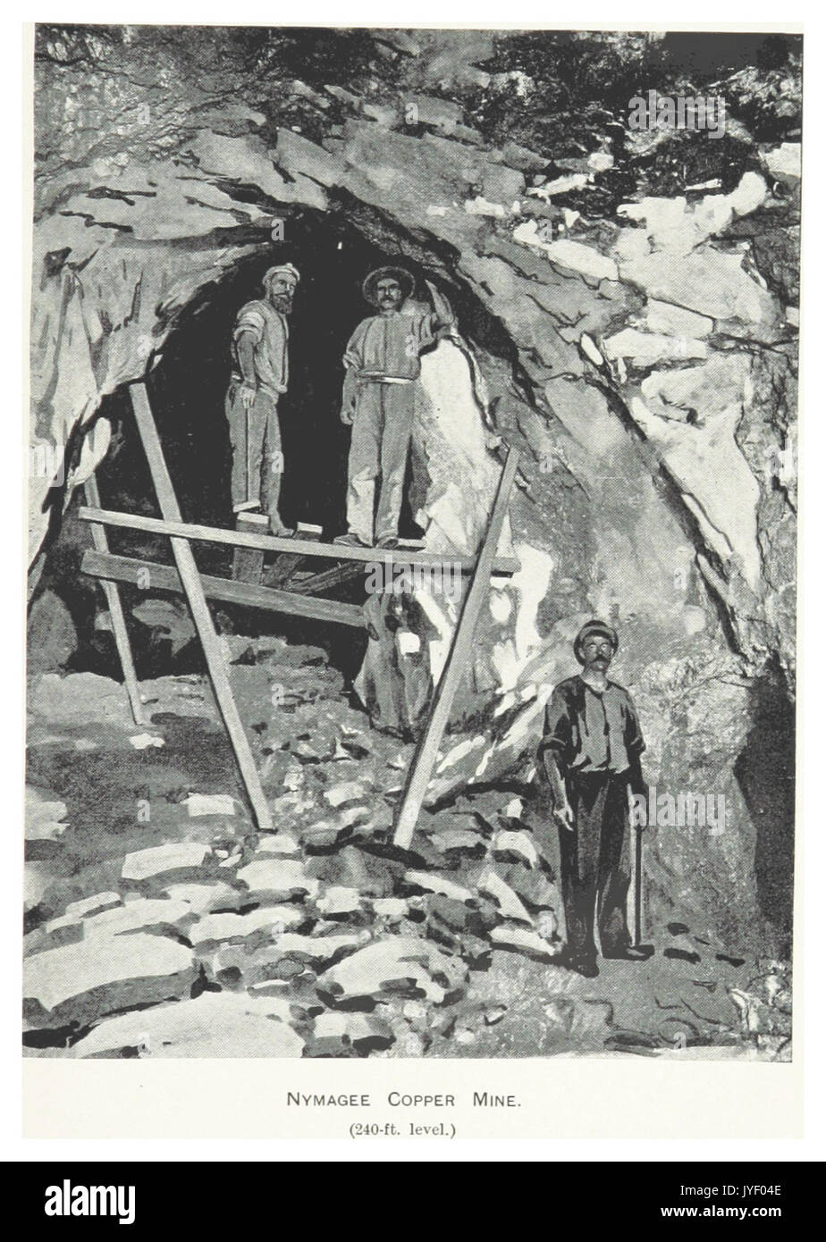 CARNE(1899) p219 NYMAGEE COPPER MINE Stock Photo - Alamy