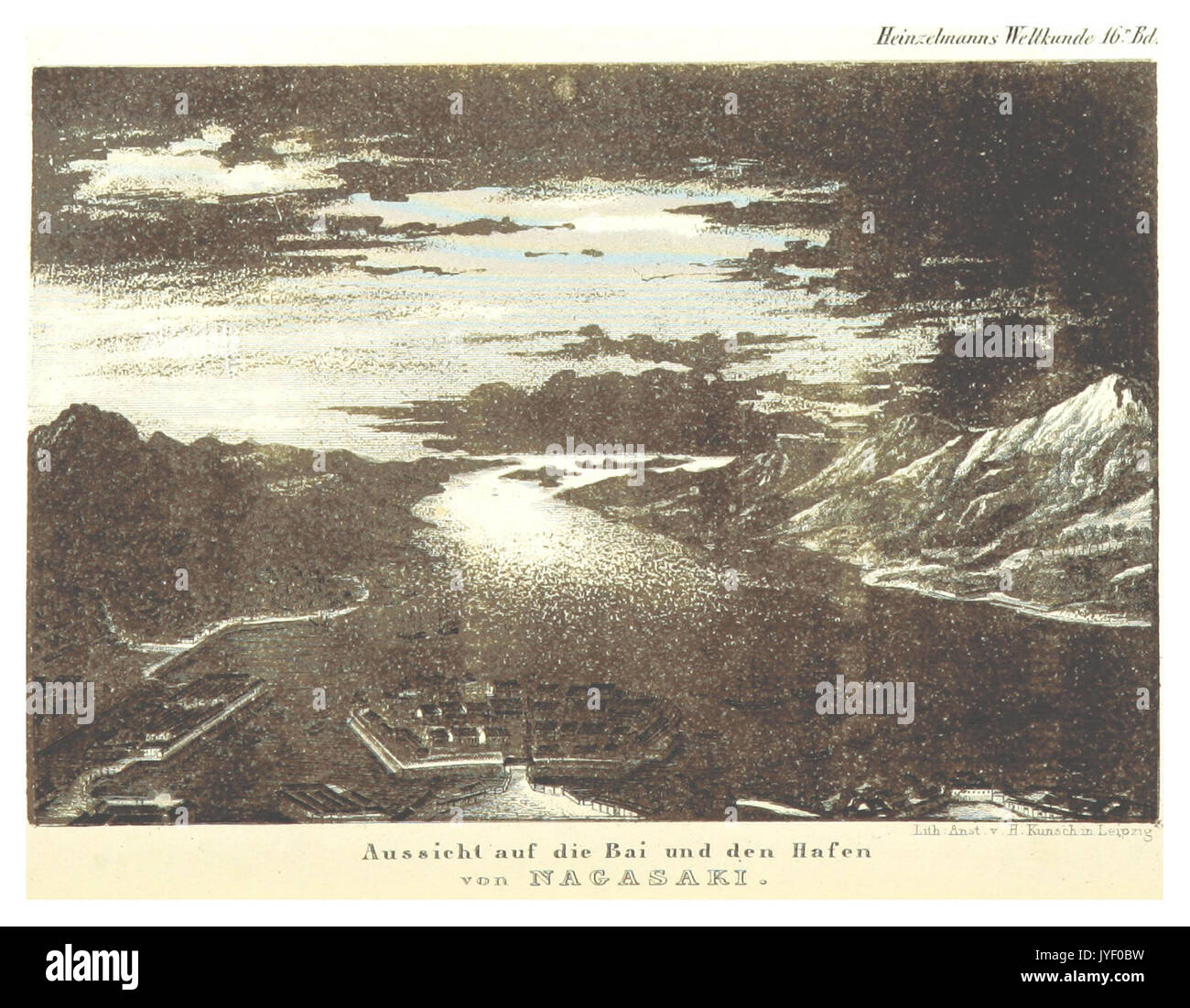 HEINZELMANN(1855) 16.406 Japan, Nagasaki Stock Photo - Alamy