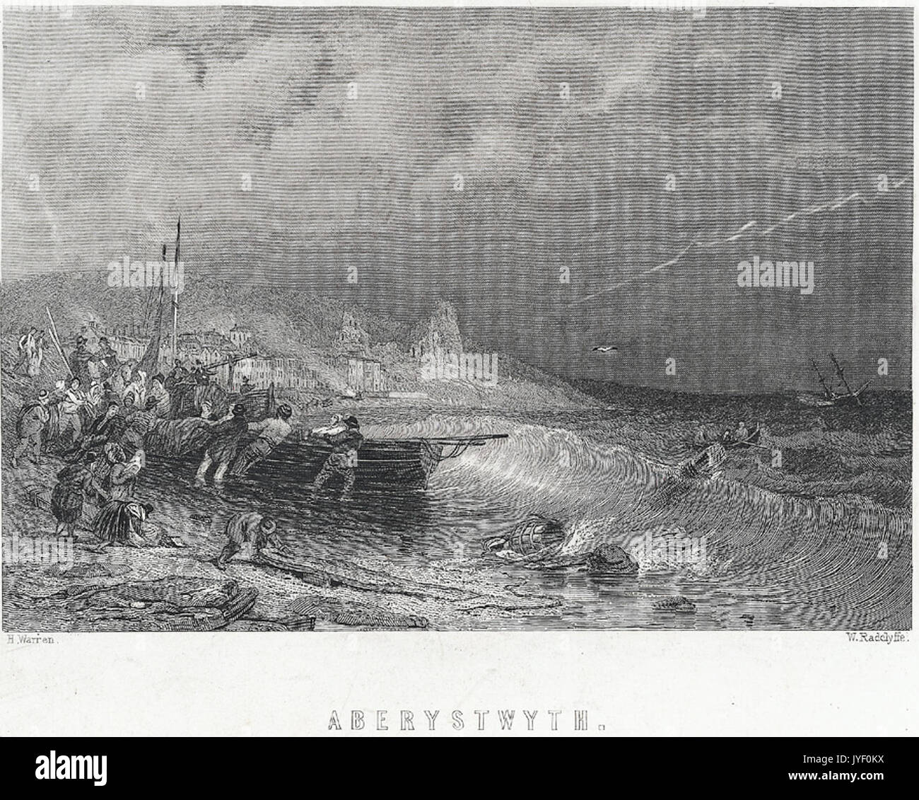 Map of aberystwyth hi-res stock photography and images - Alamy