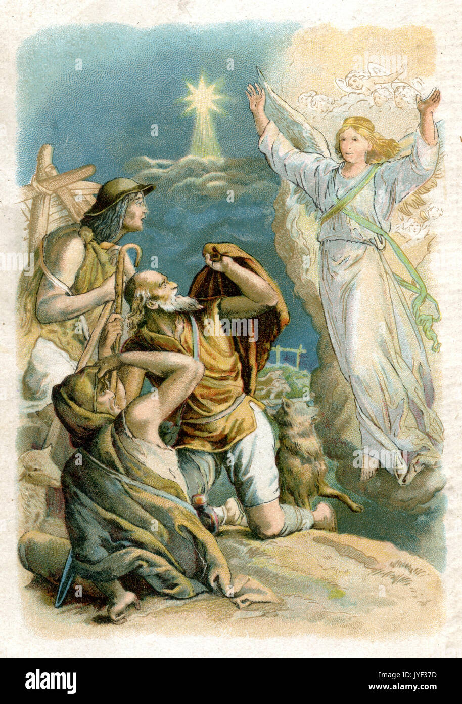 Angel and shepherds hi-res stock photography and images - Alamy