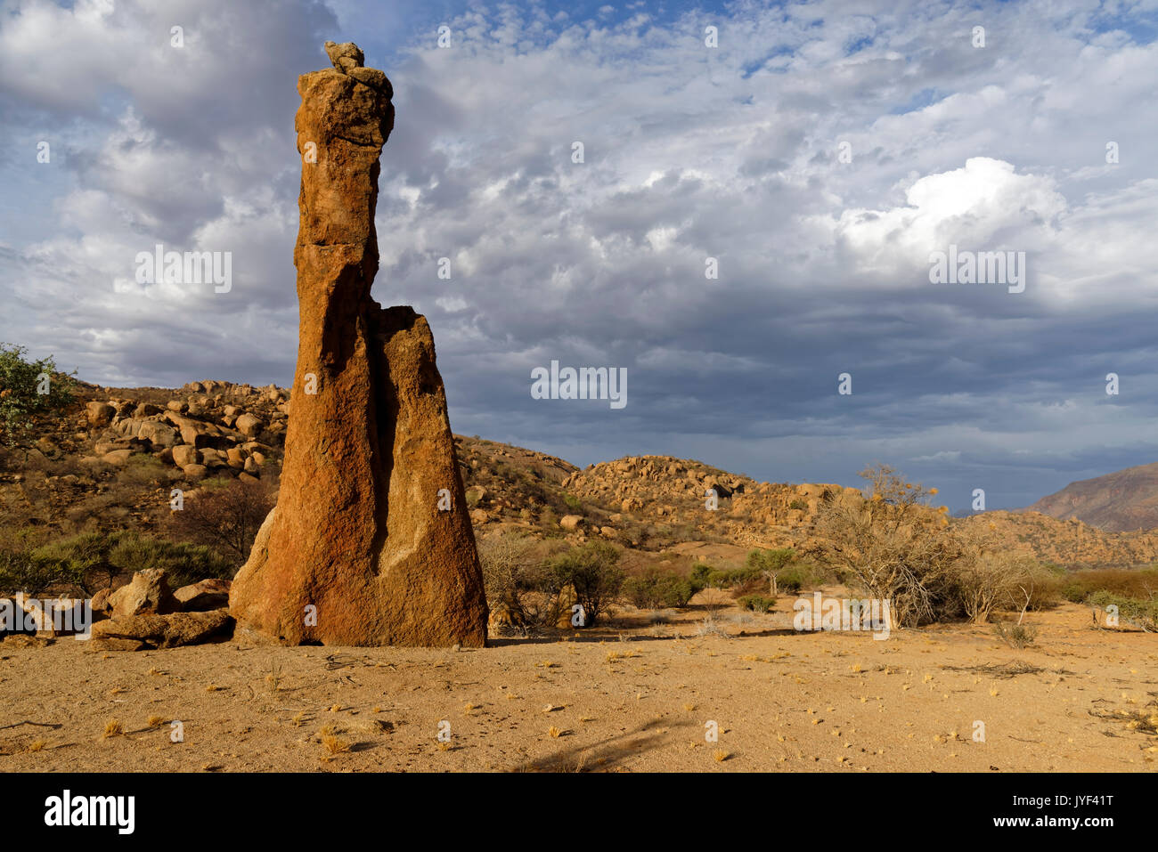 Granite spire in the erongo region namibia hi-res stock photography and ...