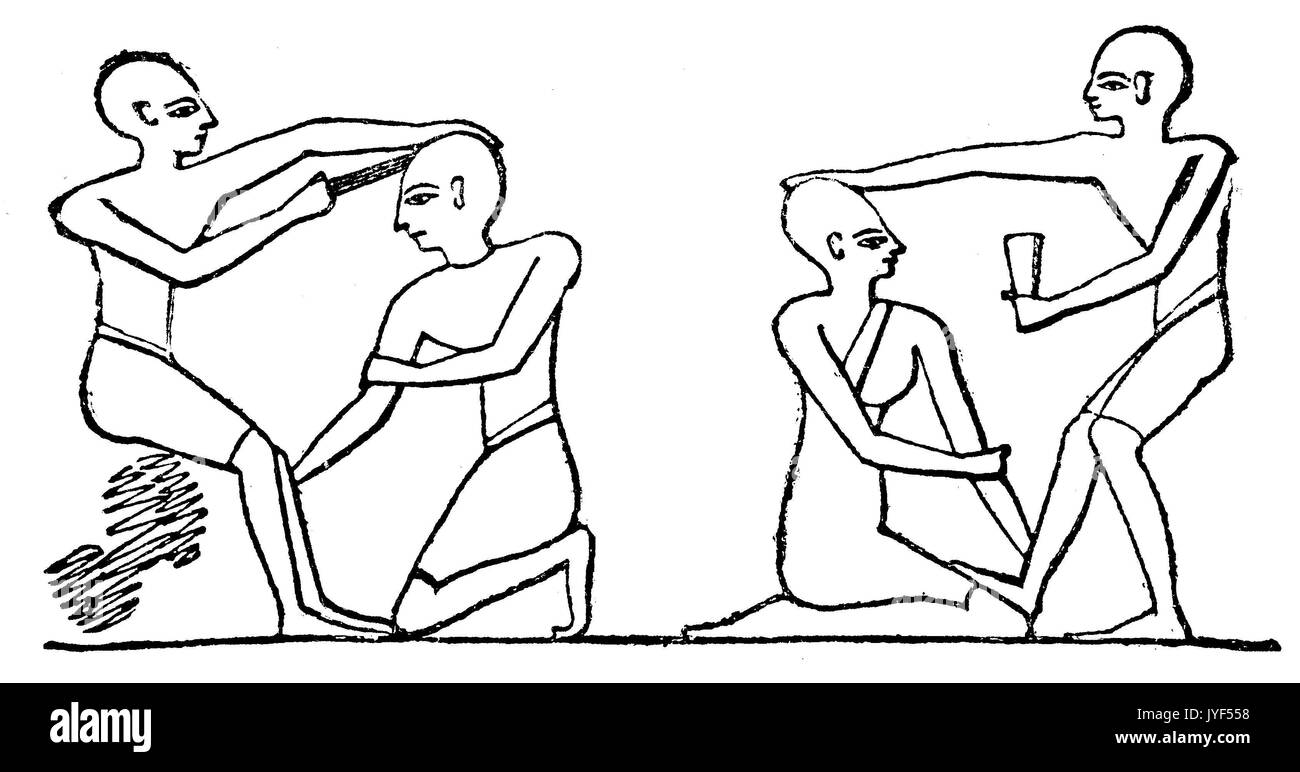 Doctors and patients in ancient Egypt Stock Photo - Alamy