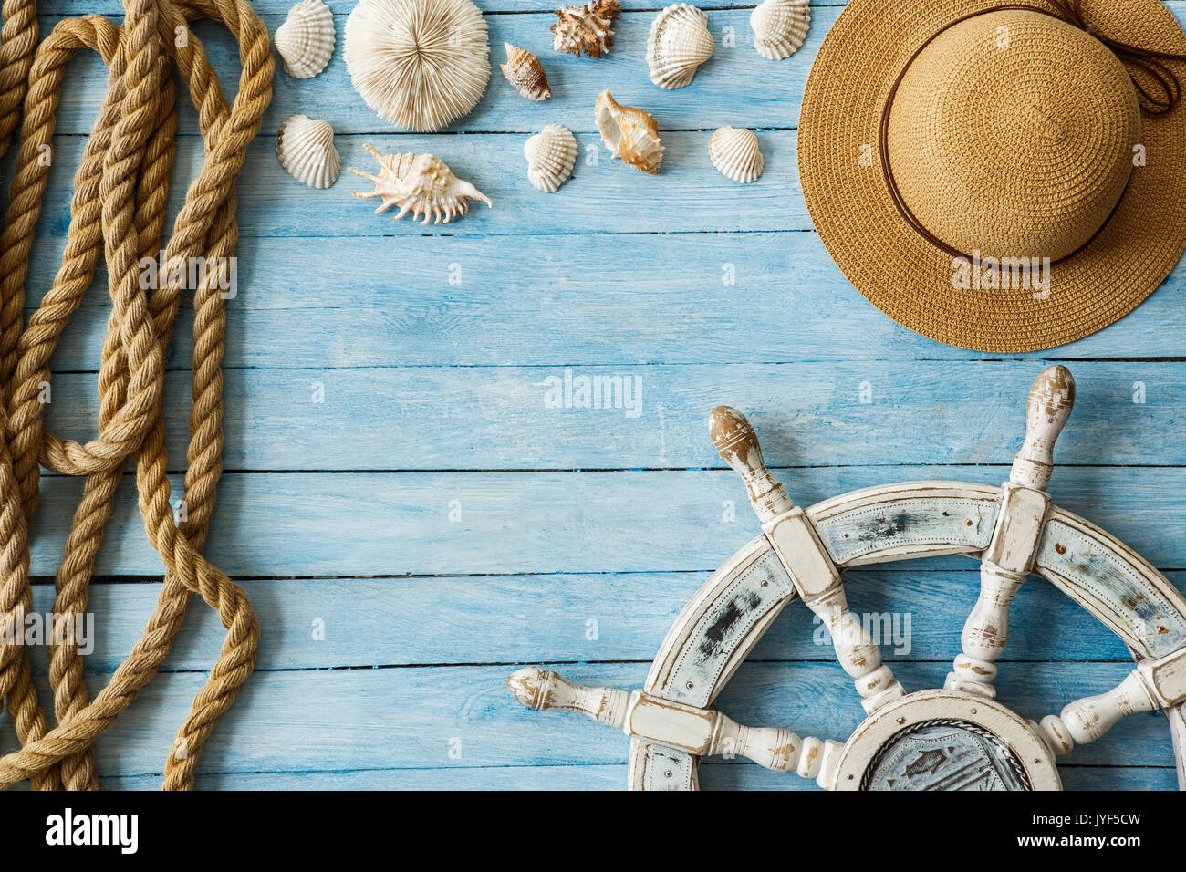 Tourism objects isolated top view no people composition Stock Photo - Alamy
