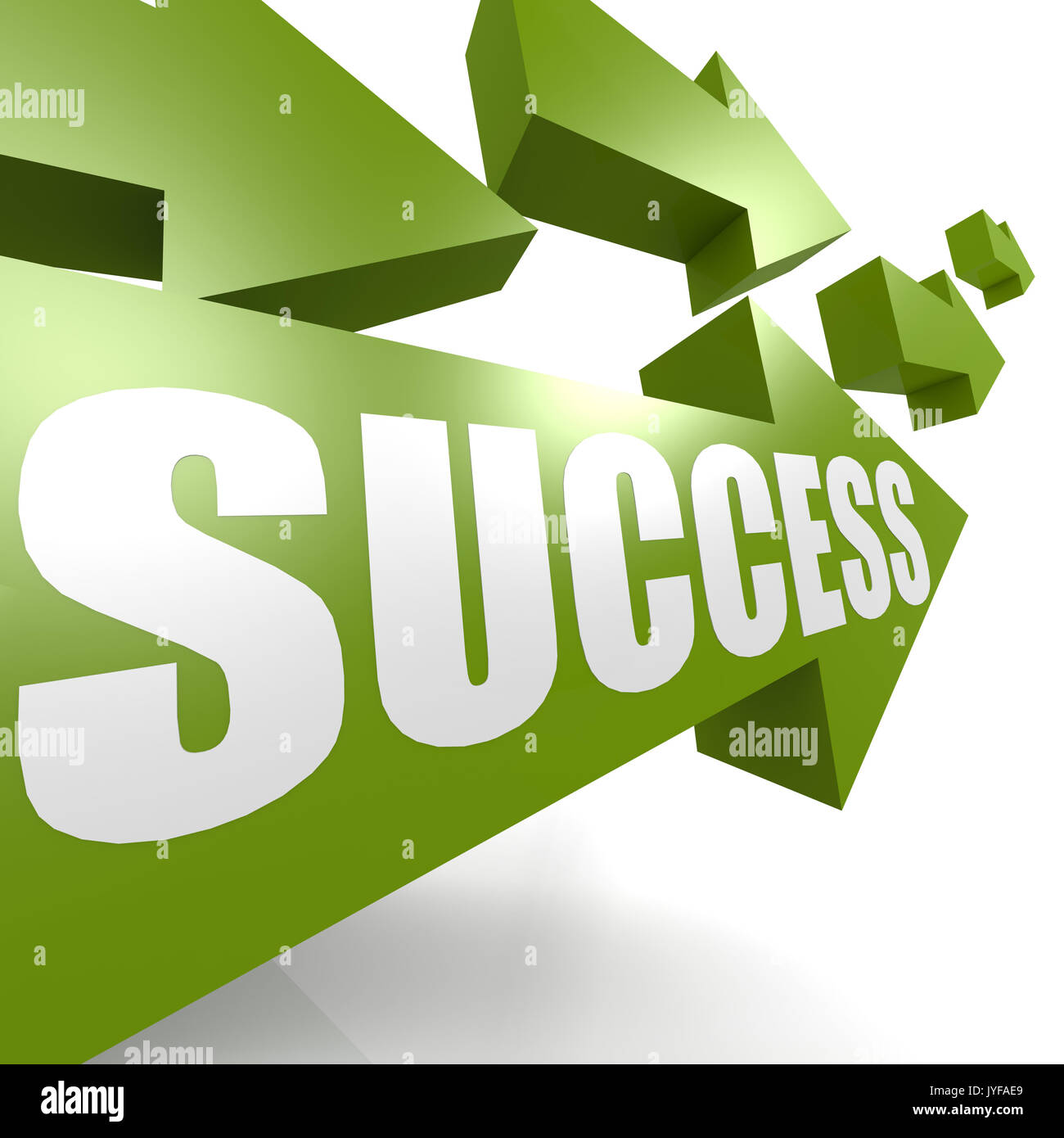 Success arrow in green Stock Photo - Alamy