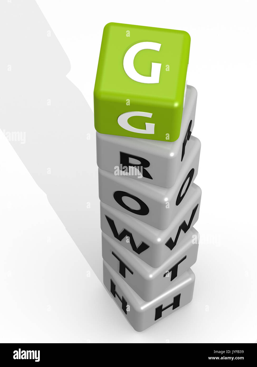 Growth buzzword green Stock Photo - Alamy
