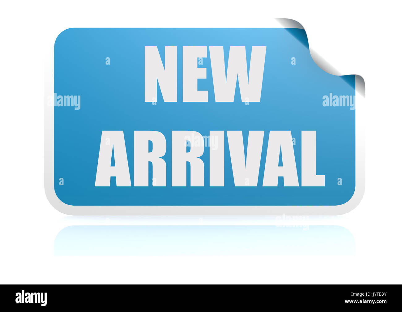 New product arrival sign Cut Out Stock Images & Pictures - Alamy