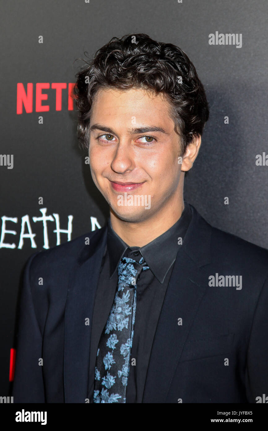 NEW YORK, NY - AUGUST 17: Actor Nat Wolff attends the 'Death Note' New ...