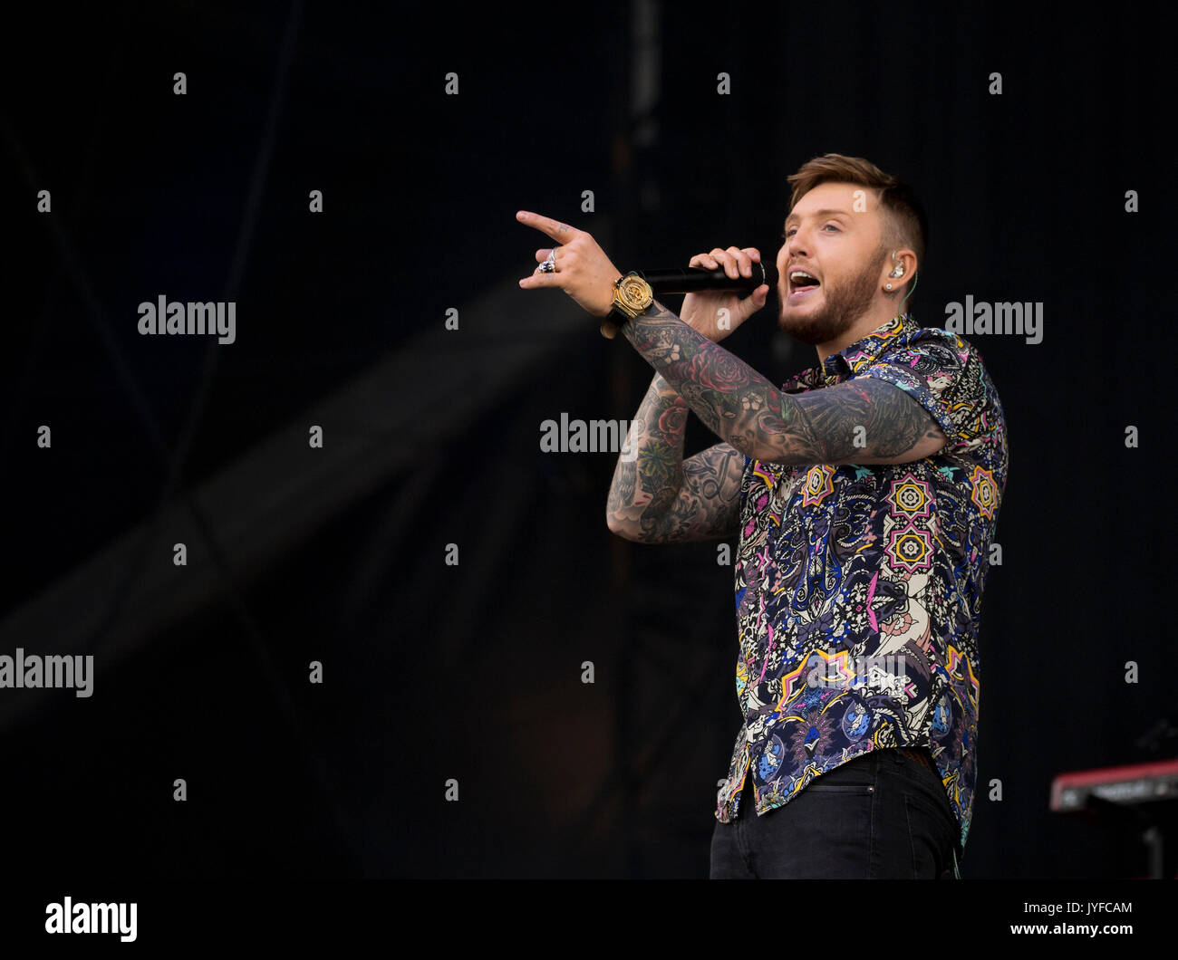 James arthur plays supervene stage hi-res stock photography and images ...