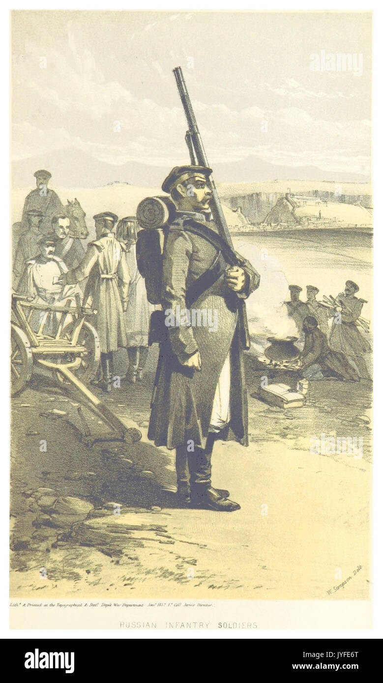 Russian line infantry hi-res stock photography and images - Alamy