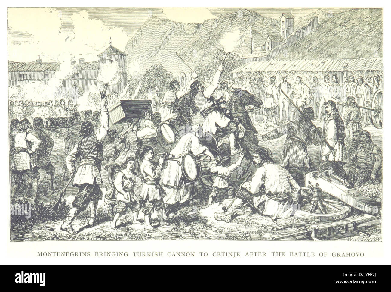 MACKENZIE(1877) p2.235 AFTER THE BATTLE OF GRAHOVO Stock Photo - Alamy