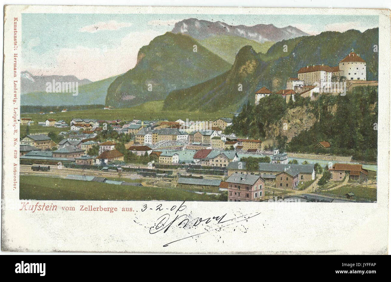 Kufstein map hi-res stock photography and images - Alamy