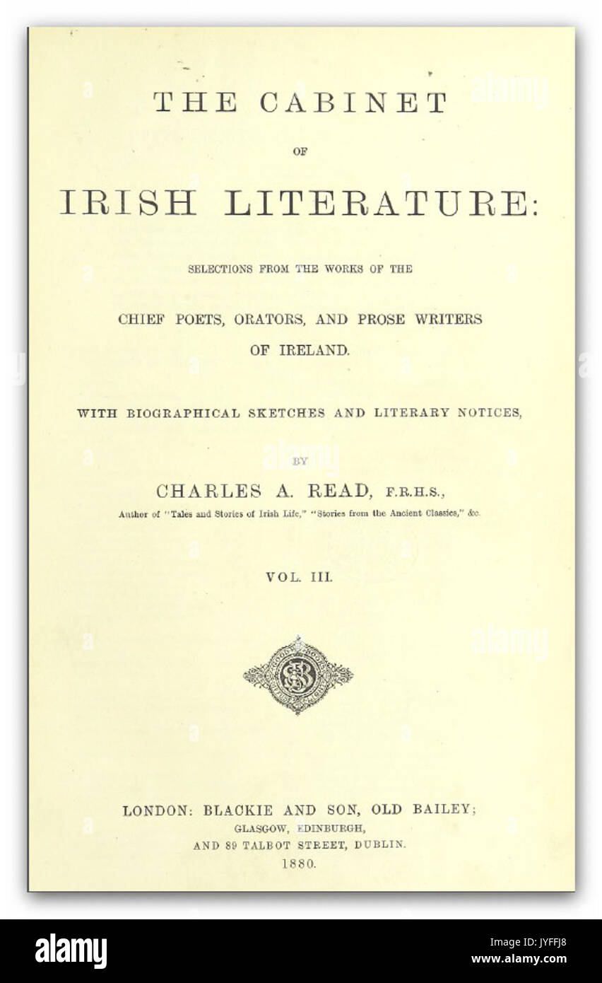 Irish literature hi-res stock photography and images - Alamy