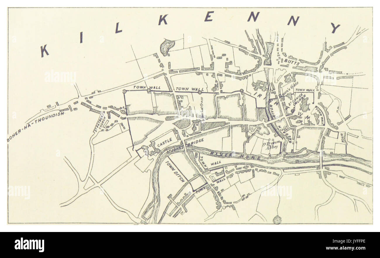 Kilkenny map hi-res stock photography and images - Alamy