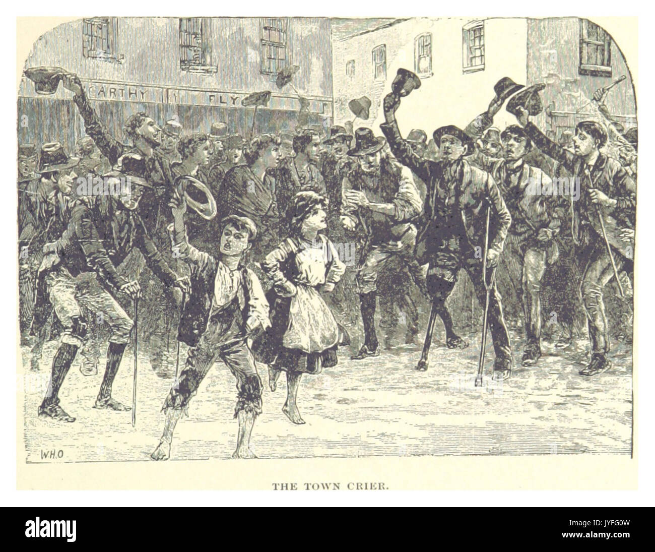 Town crier illustration hi-res stock photography and images - Alamy