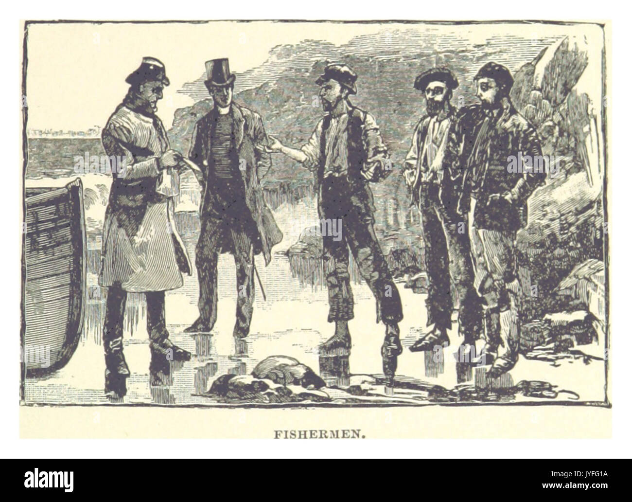 French fishermen vintage hi-res stock photography and images - Alamy