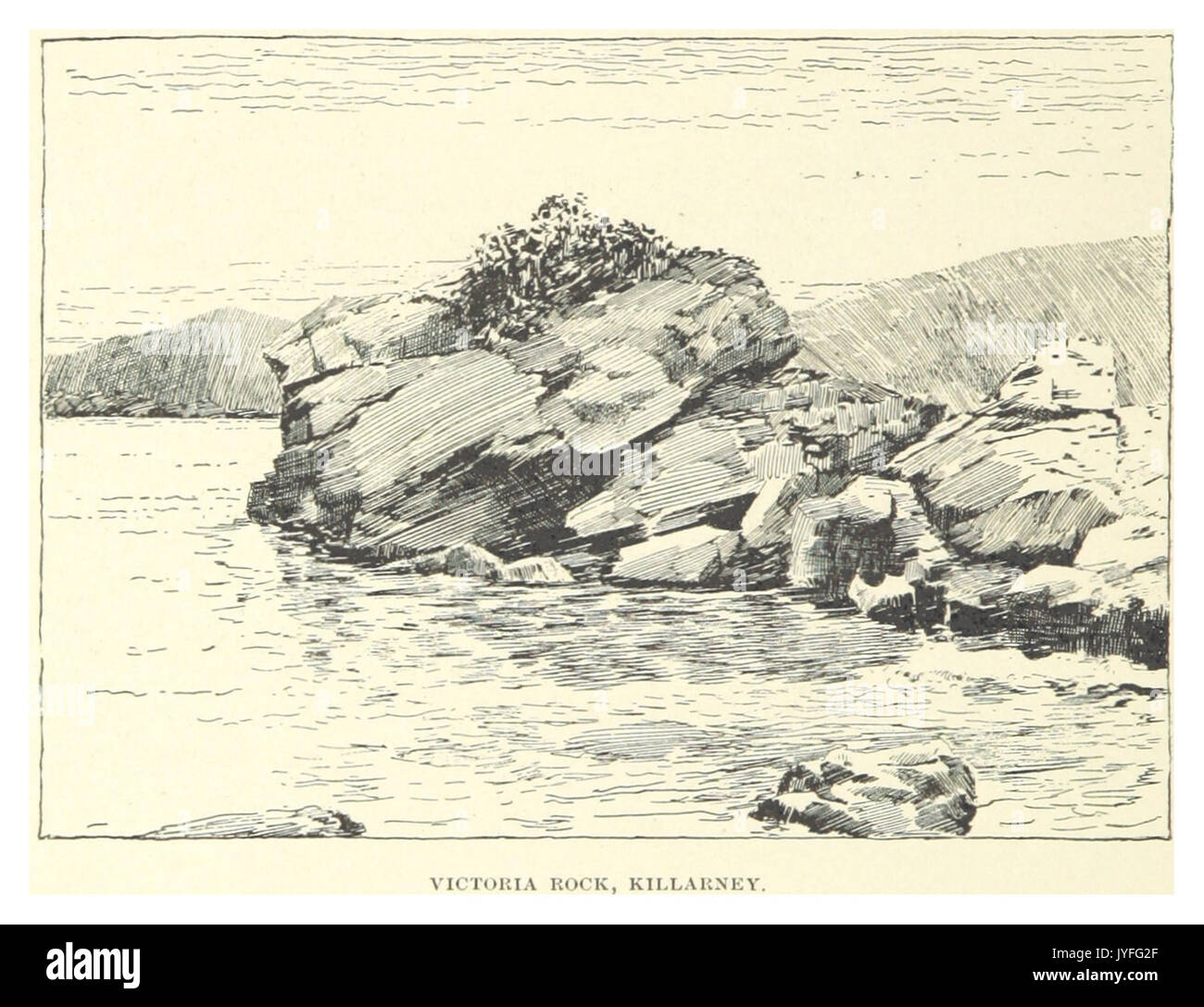 FRENCH(1891) p284 VICTORIA ROCK, KILLARNEY Stock Photo - Alamy