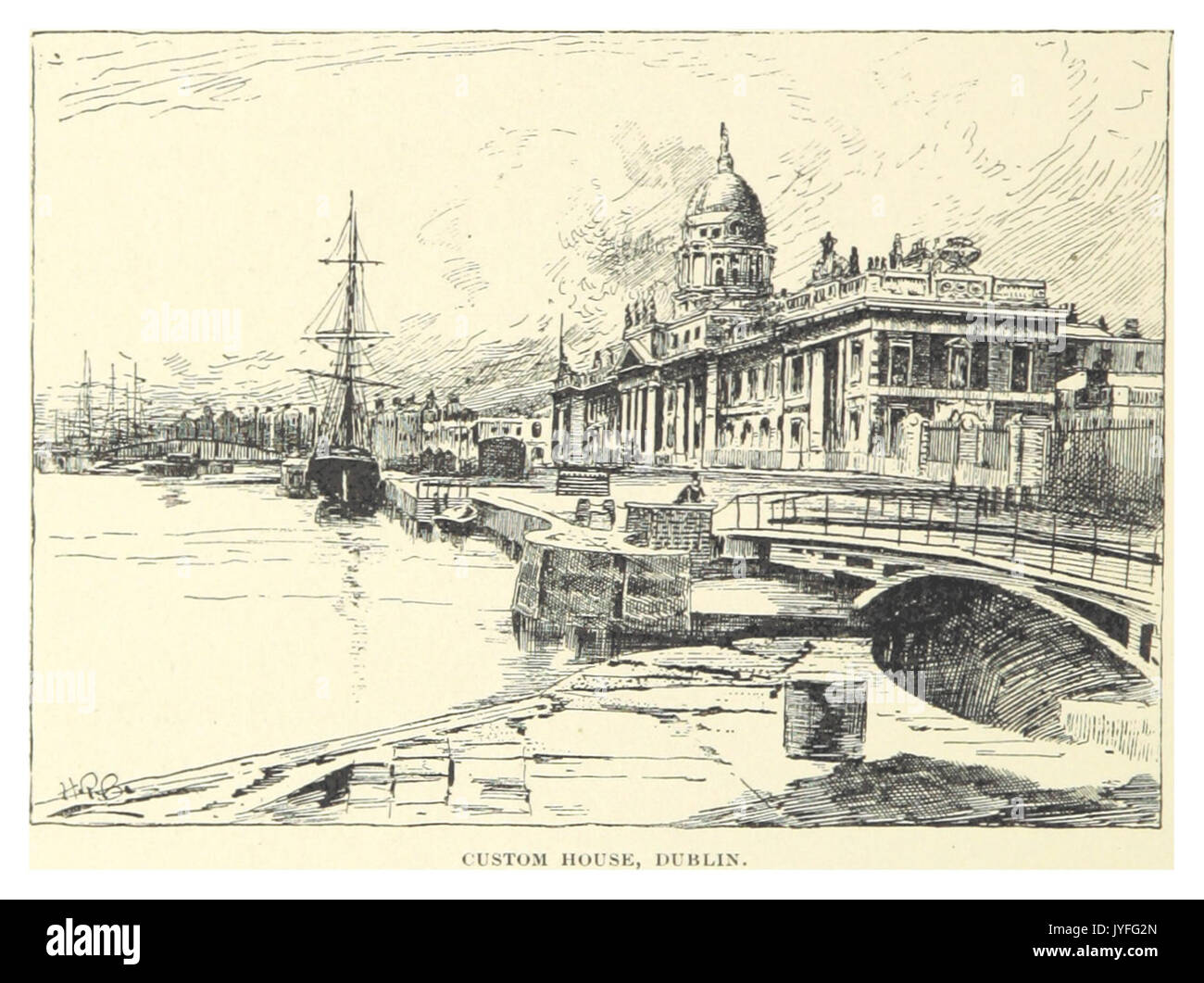 Vintage dublin map Cut Out Stock Images & Pictures - Alamy