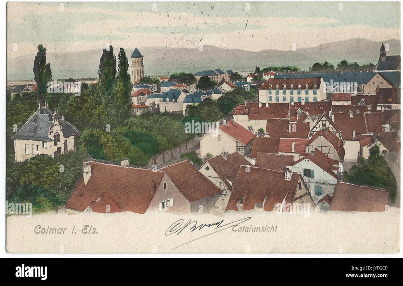 Colmar map hi-res stock photography and images - Alamy