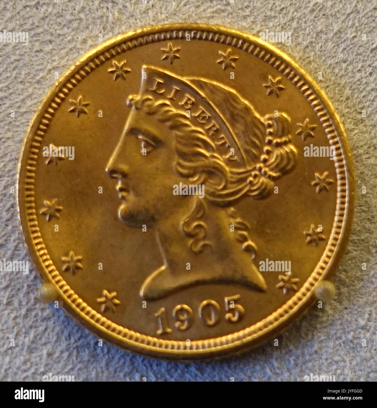 5 Dollars, United States of America, 1905 Bode Museum DSC02636 Stock ...