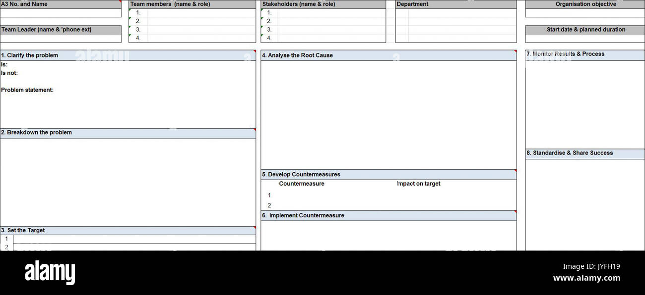 Problem Solving Sheet Template