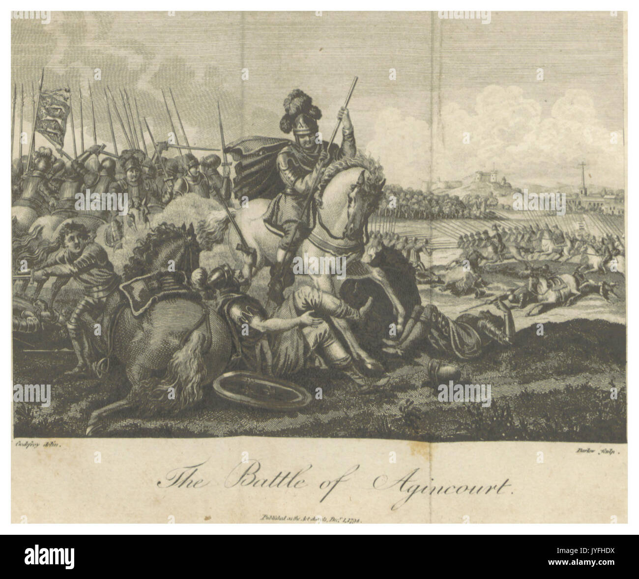 Battle of agincourt map hi-res stock photography and images - Alamy