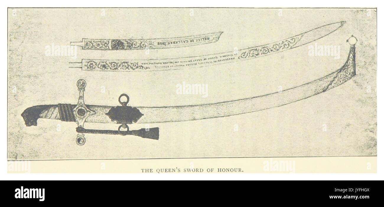 SMITH(1890) p021 THE QUEEN'S SWORD OF HONOUR Stock Photo - Alamy