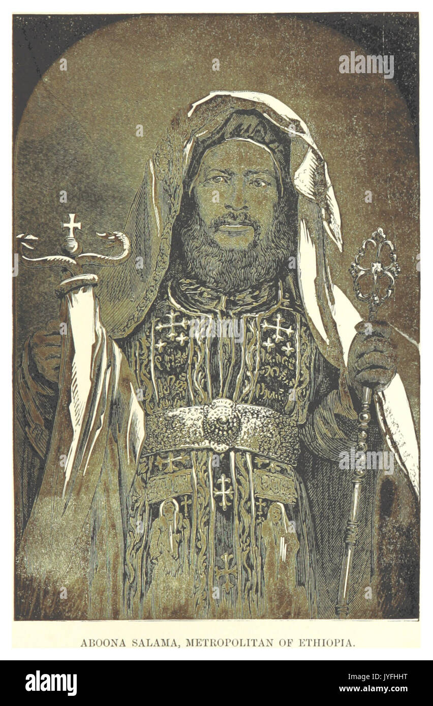 STERN(1862) p159 ABOONA SALAMA, METROPOLITAN OF ETHIOPIA Stock Photo ...