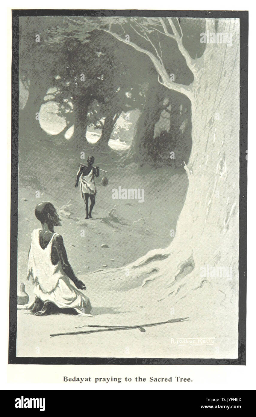 SLATIN(1896) p149 BEDAYAT PRAYING TO THE SACRED TREE Stock Photo - Alamy