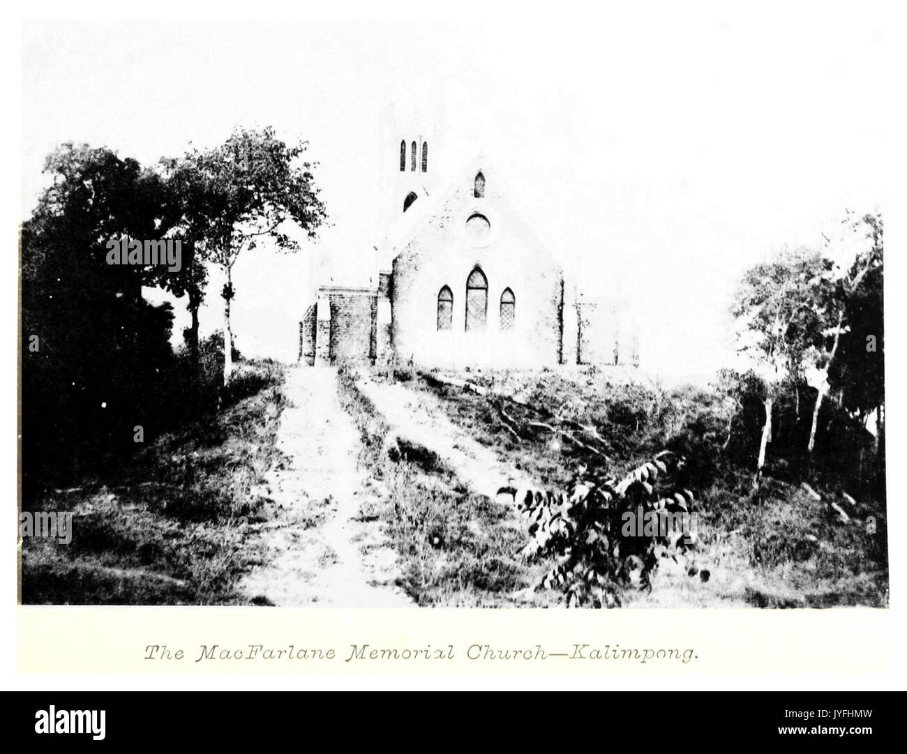 LOUIS(1894) p042 KALIMPONG MACFARLANE MEMORIAL CHURCH Stock Photo - Alamy