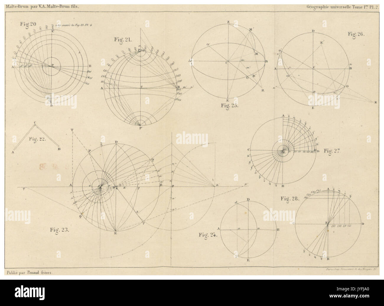 Malte brun 1856 hi-res stock photography and images - Alamy