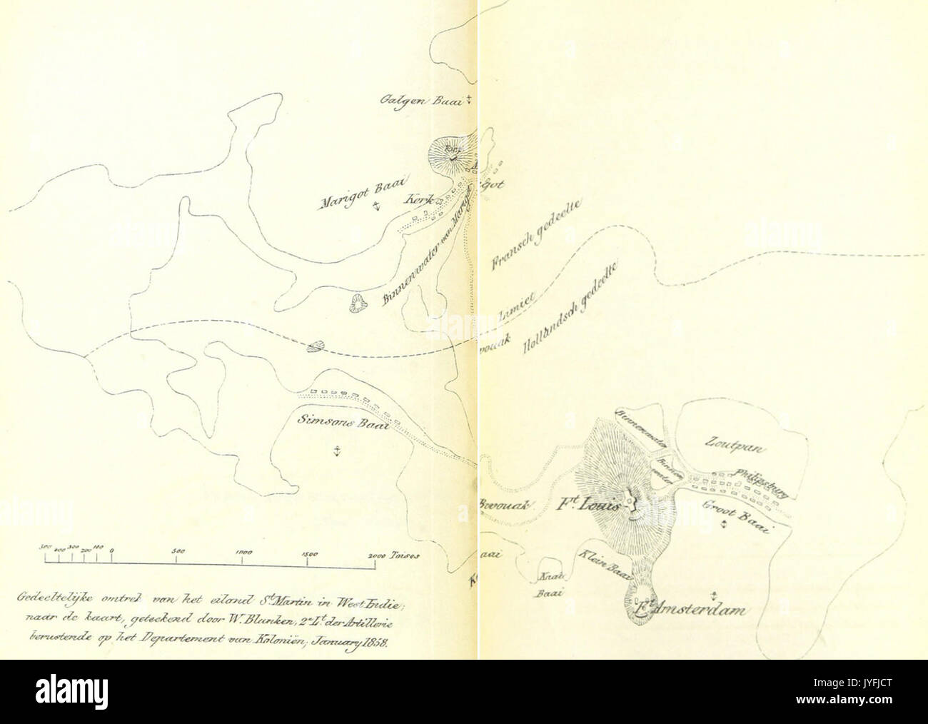 St martin map hi-res stock photography and images - Alamy