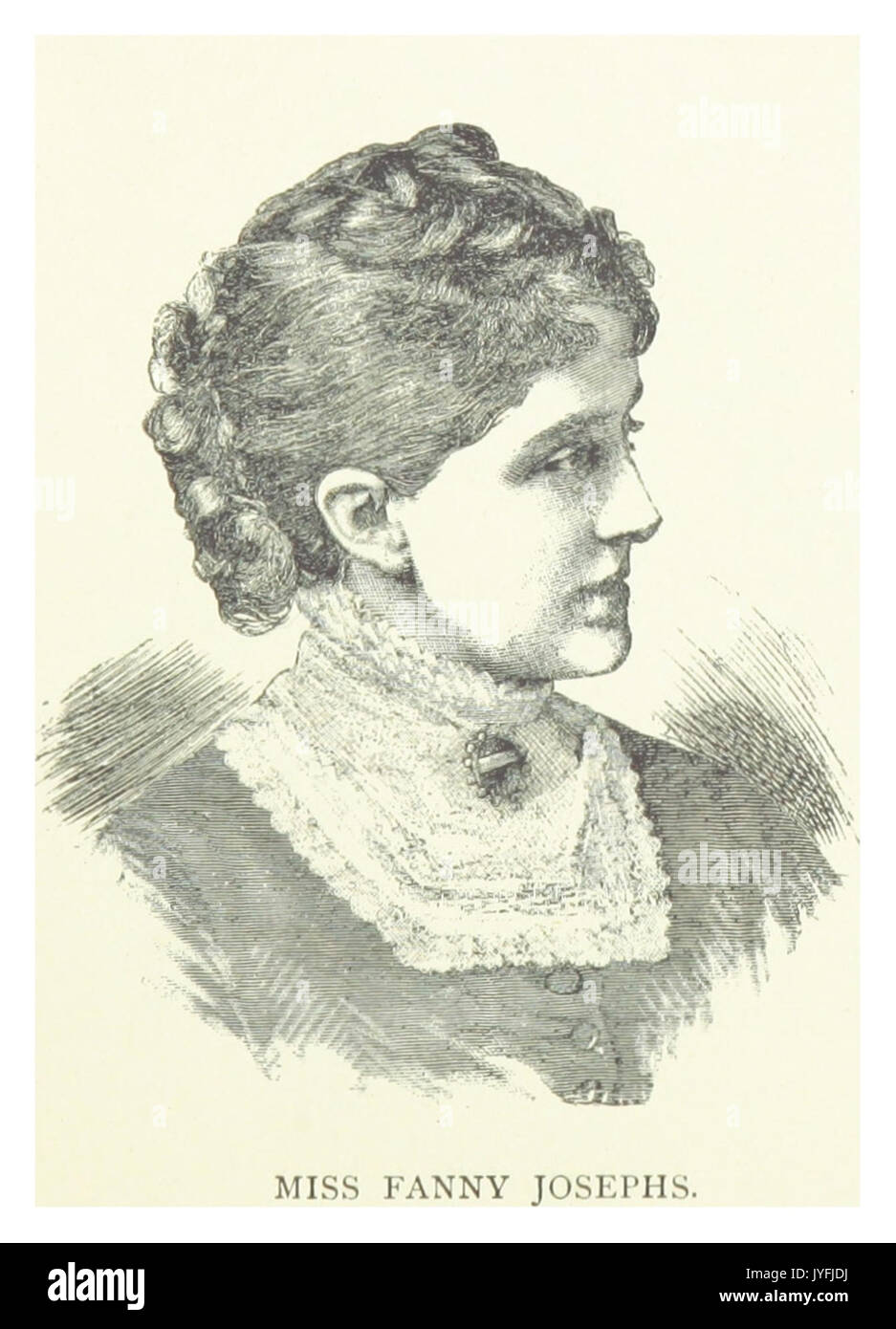 LONDON ILLUSTR(1882) p11.132 MISS FANNY JOSEPHS Stock Photo - Alamy