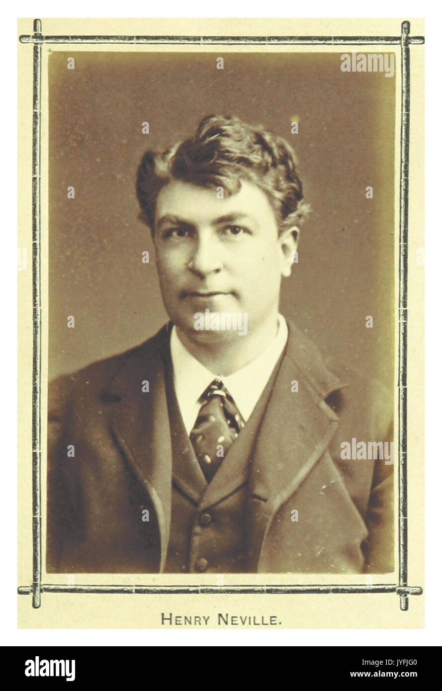 LONDON ILLUSTR(1877) p6.137 HENRY NEVILLE Stock Photo - Alamy