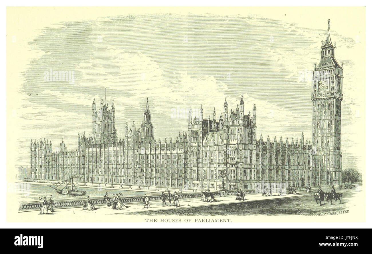 Houses of parliament line drawing hi-res stock photography and images ...