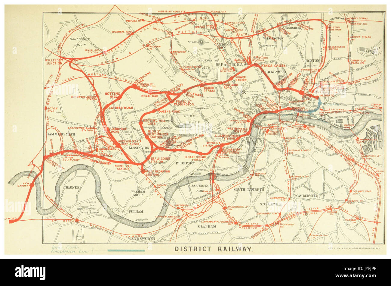1878 london map hi-res stock photography and images - Alamy