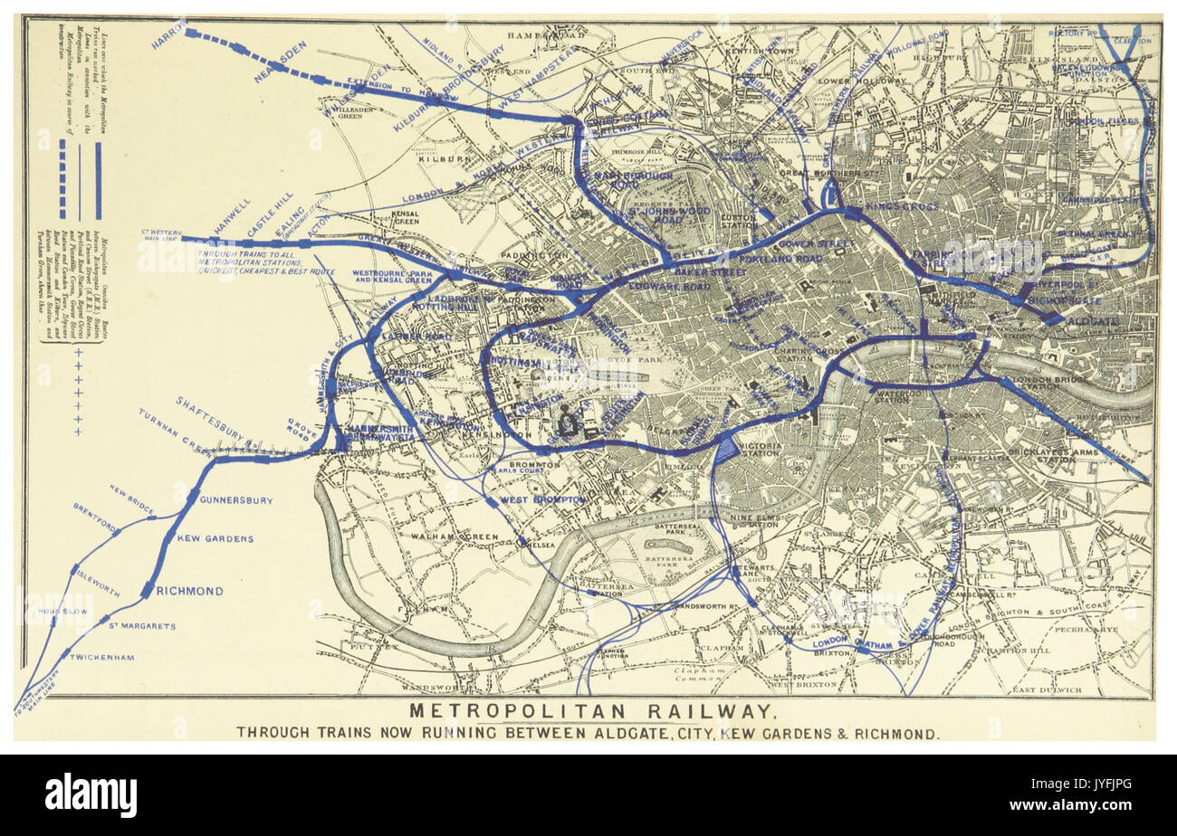 London, 1880 map hi-res stock photography and images - Alamy