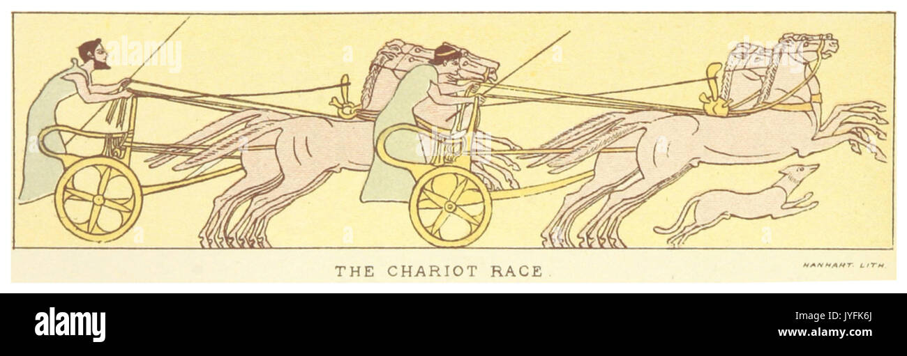 The chariot race painting hi-res stock photography and images - Alamy