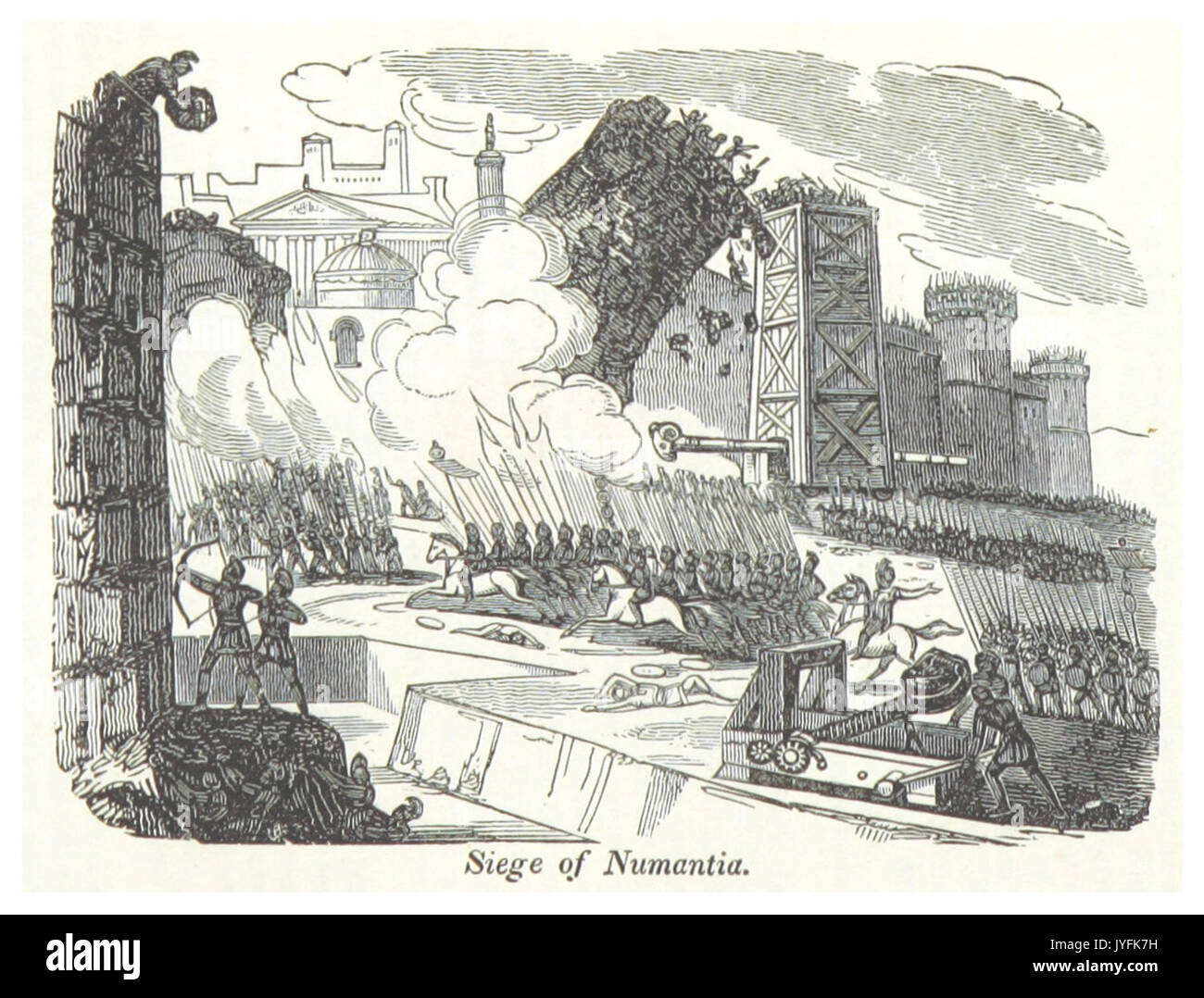 RUSSELL(1854) p182 Siege of Numantia Stock Photo - Alamy