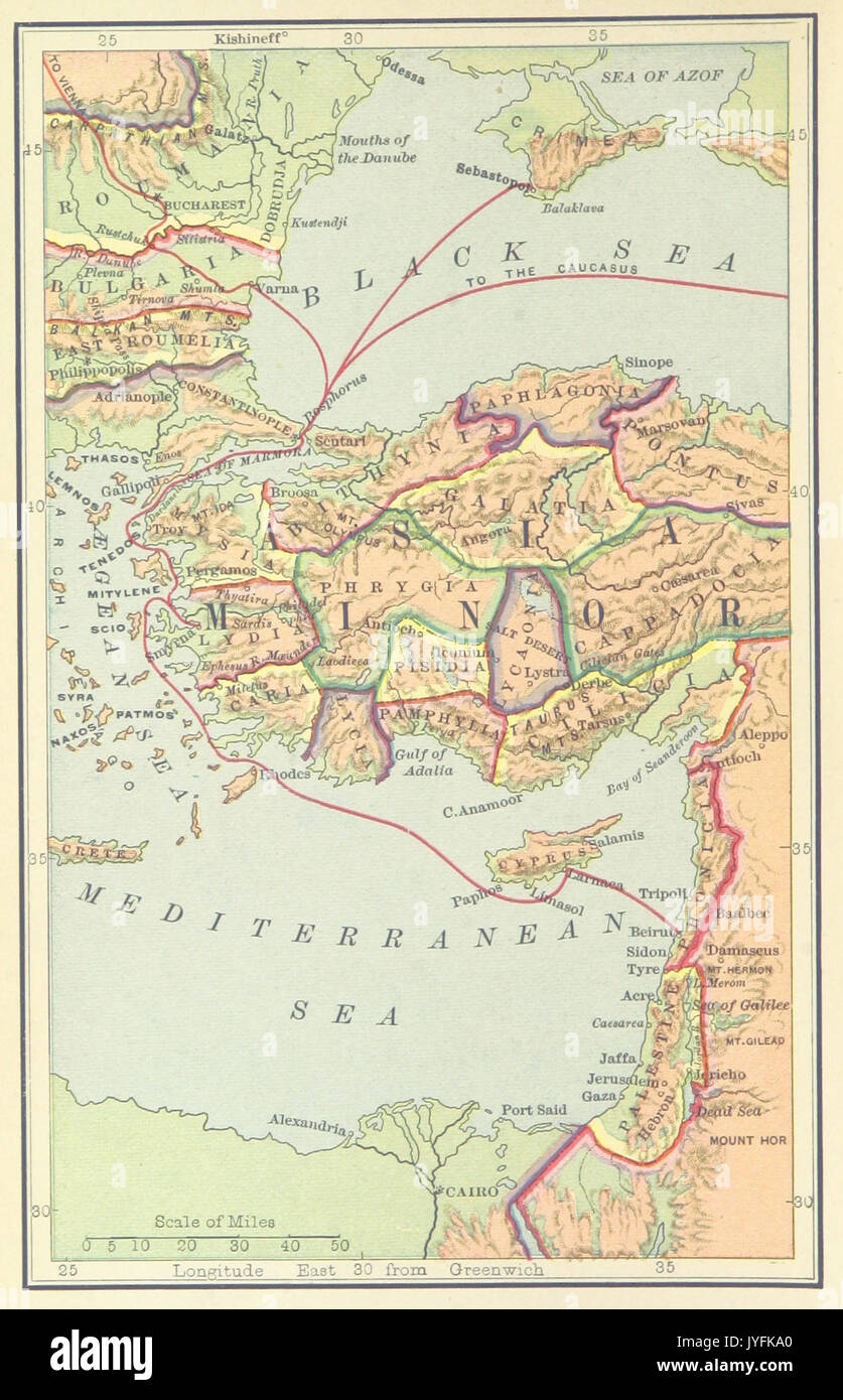 Old map of the ottoman empire hi-res stock photography and images - Alamy