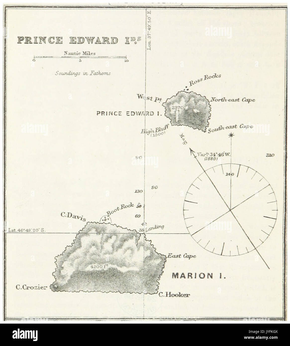 Prince edward map hi-res stock photography and images - Alamy
