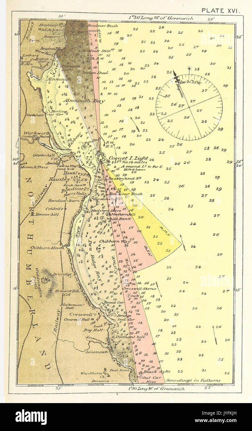 19th century island chart hi-res stock photography and images - Alamy
