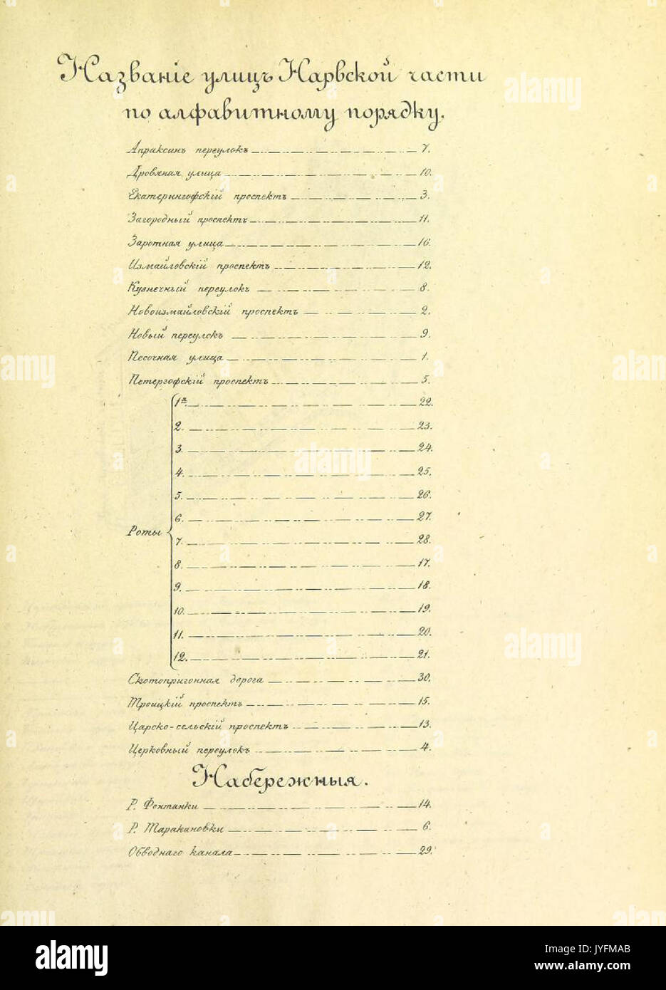 SPB1700 1849(1854) p099 (rest. full view version from pdf Stock Photo - Alamy