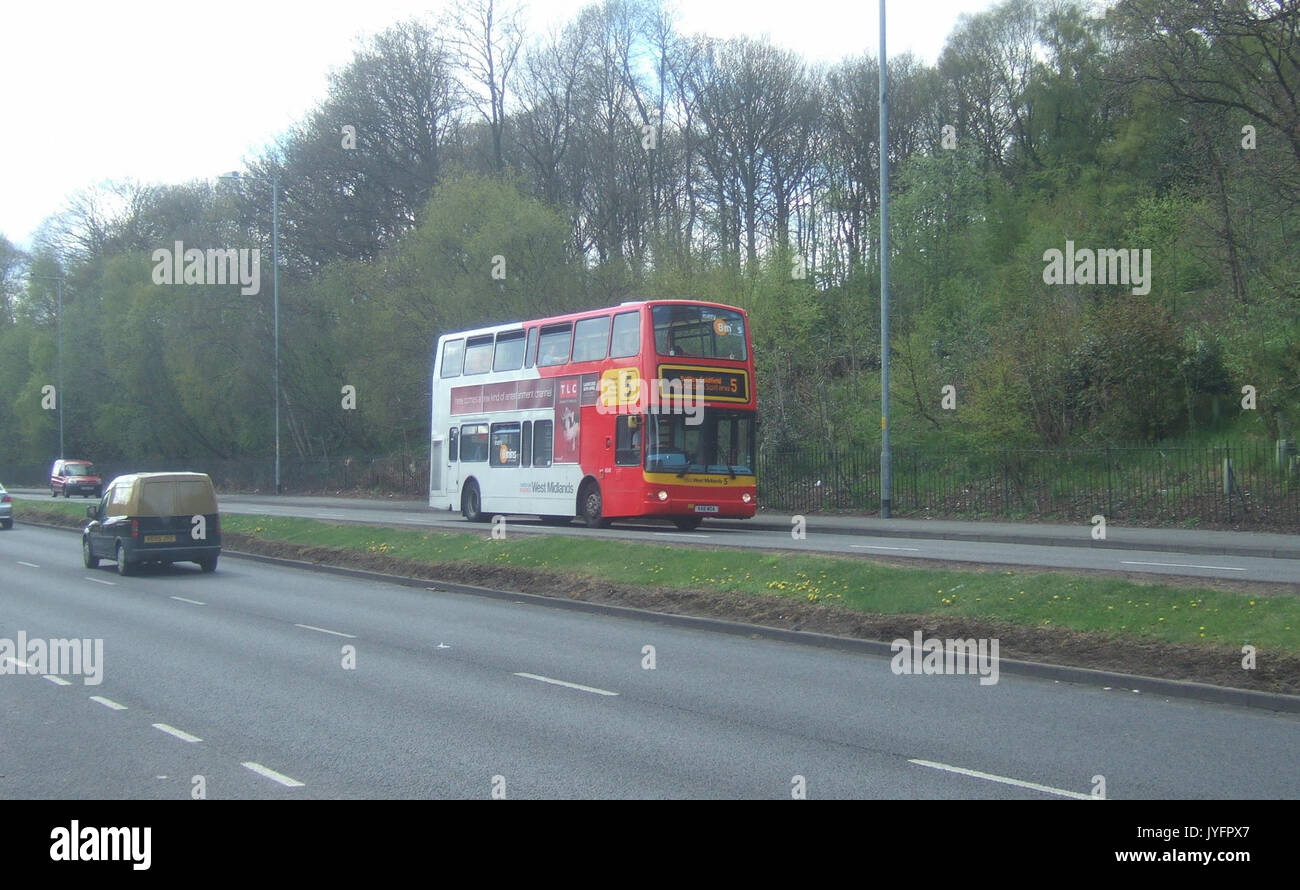 A National Express West Midlands Plaxton President on Route 5 (3 Stock ...
