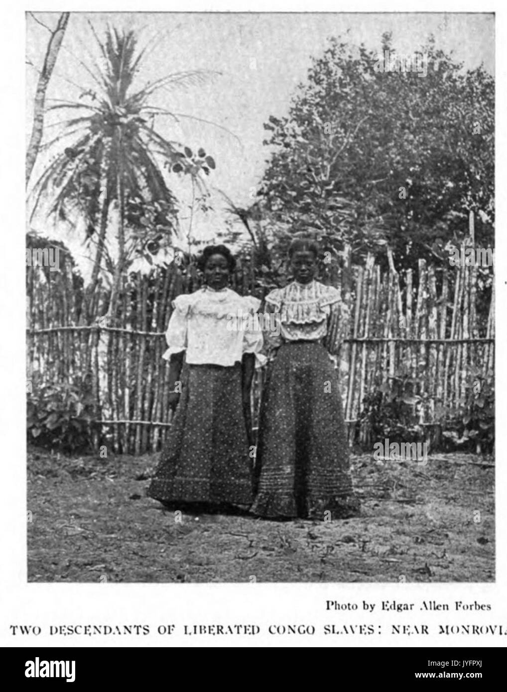 FORBES(1910) pic. 07 Two Descendants of liberated Congo Slaves Stock ...