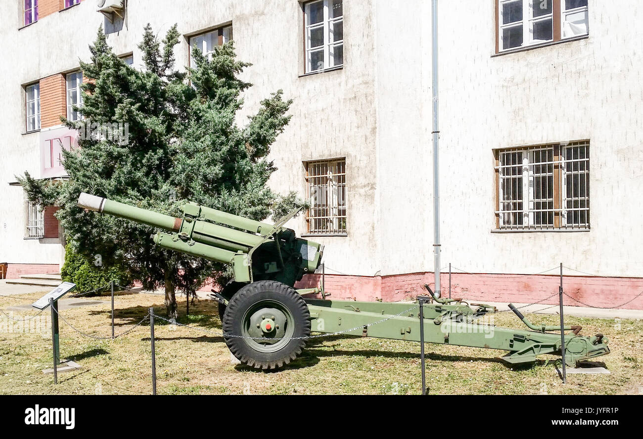 36 38M 122 mm howitzer Stock Photo - Alamy