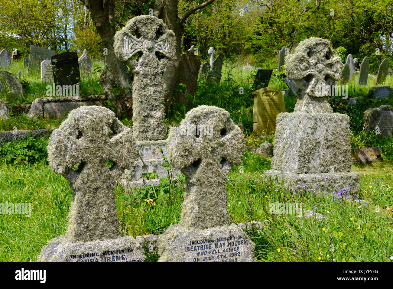 Stone cross in cornwall hi-res stock photography and images - Alamy