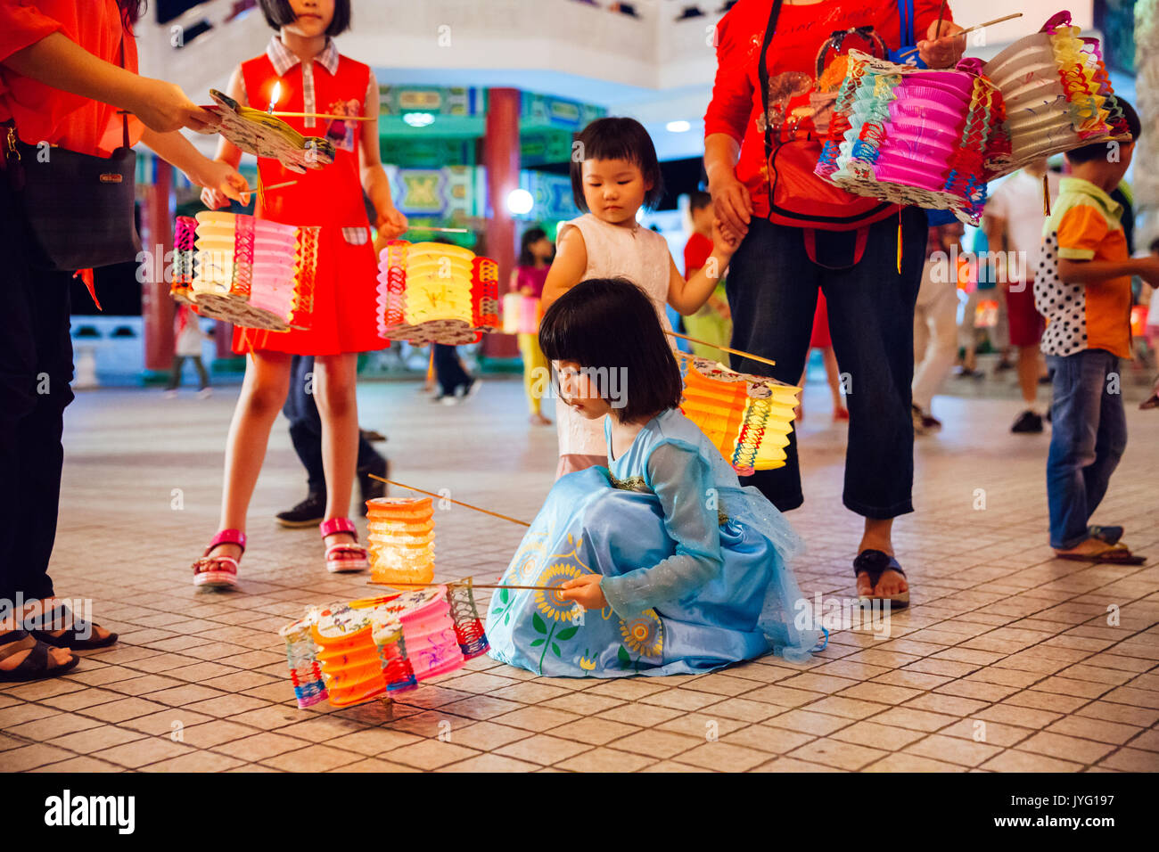 Children lantern festival china hi-res stock photography and images - Alamy
