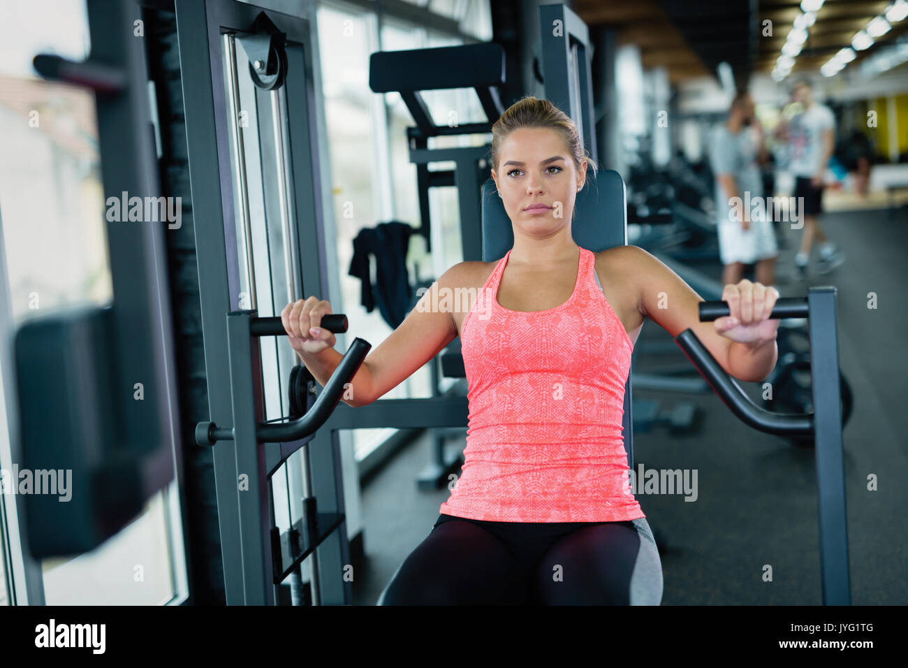Exercise for chest hi-res stock photography and images - Alamy
