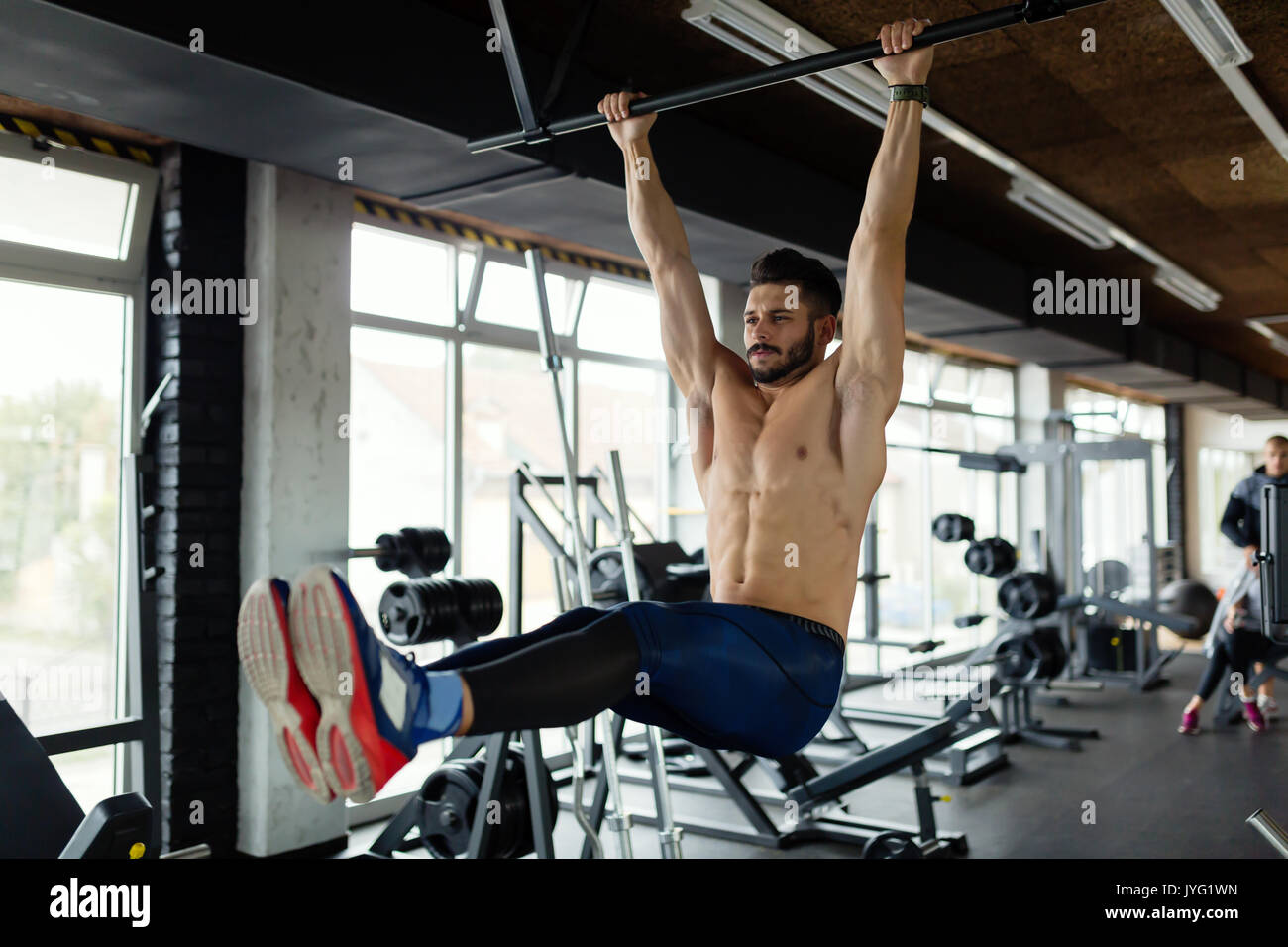 Fitness model and bodybuilding for men hi-res stock photography and ...