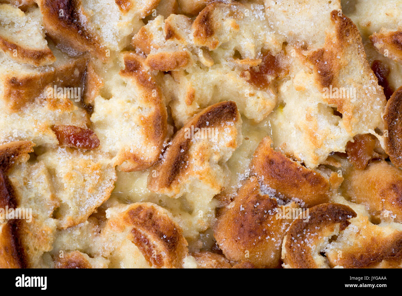 bread and butter pudding traditional English dessert Stock Photo - Alamy